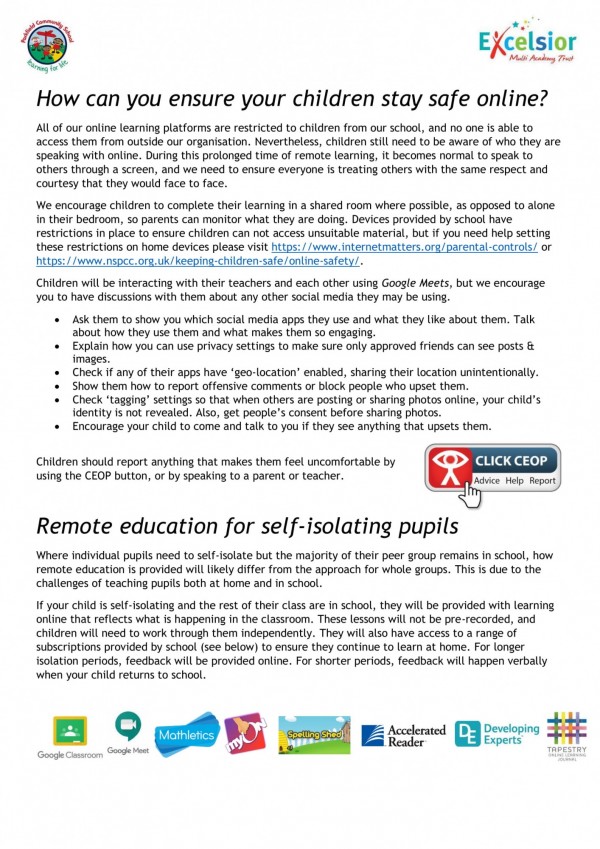 Remote Learning - Parkfield